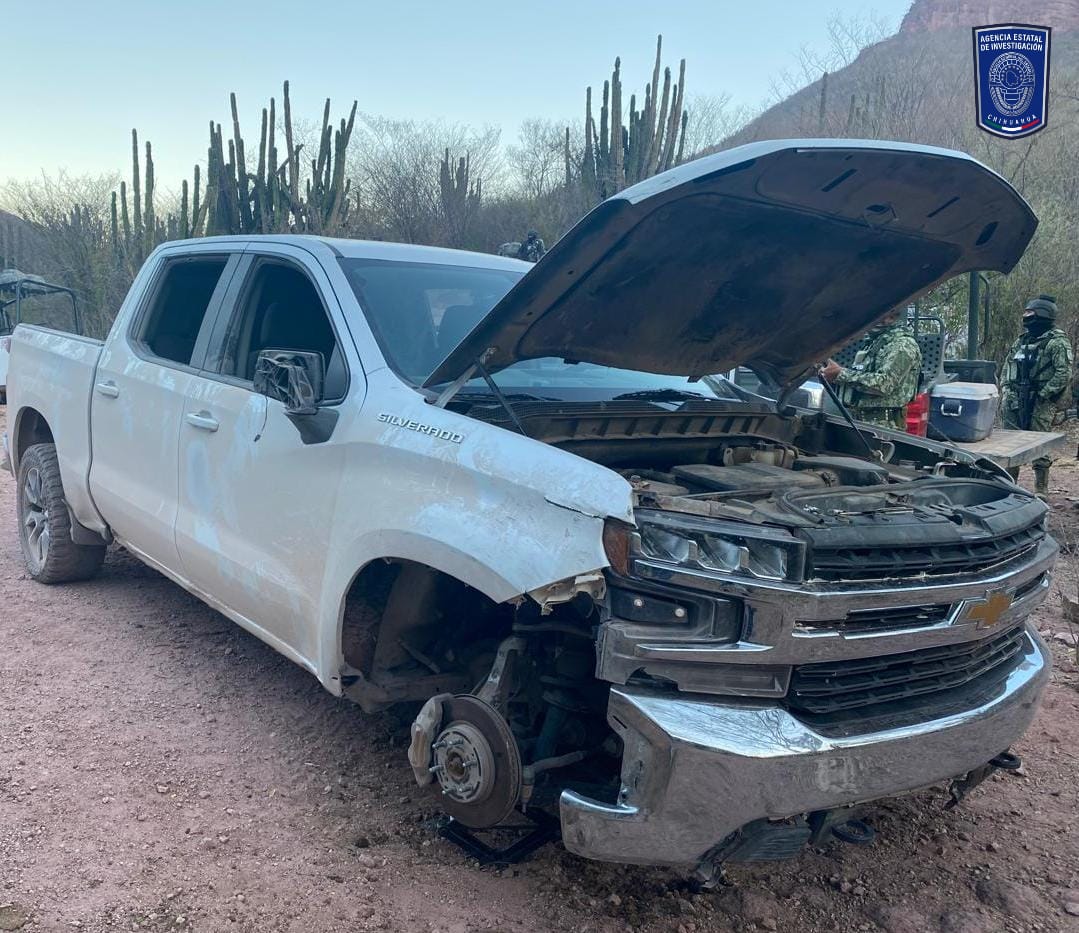 Asegura Operativo Conjunto pick up y encuentran armas largas, cartuchos y cristal, en Moris ...